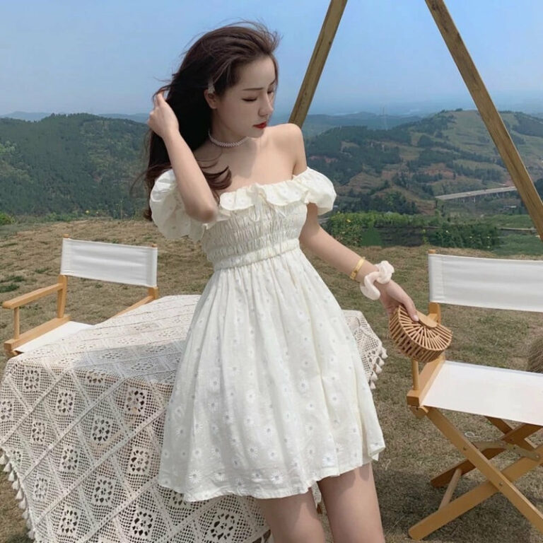 Cotton Kawaii cottagecore Mini dress | Cottagecore Dress