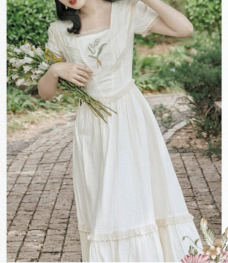 Embroidered Cottagecore Dress | Cottagecore Dress