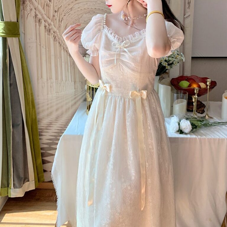 Cottagecore prom long dress | Cottagecore Dress