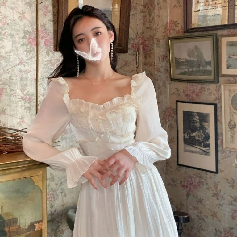 Lace cottagecore prom dress | Cottagecore Dress