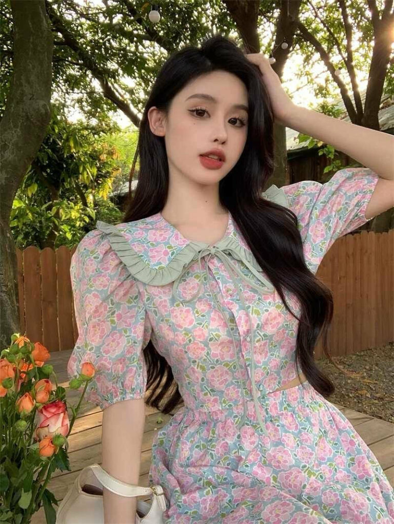 Pink Cottagecore 2-Piece Set | Cottagecore Dress