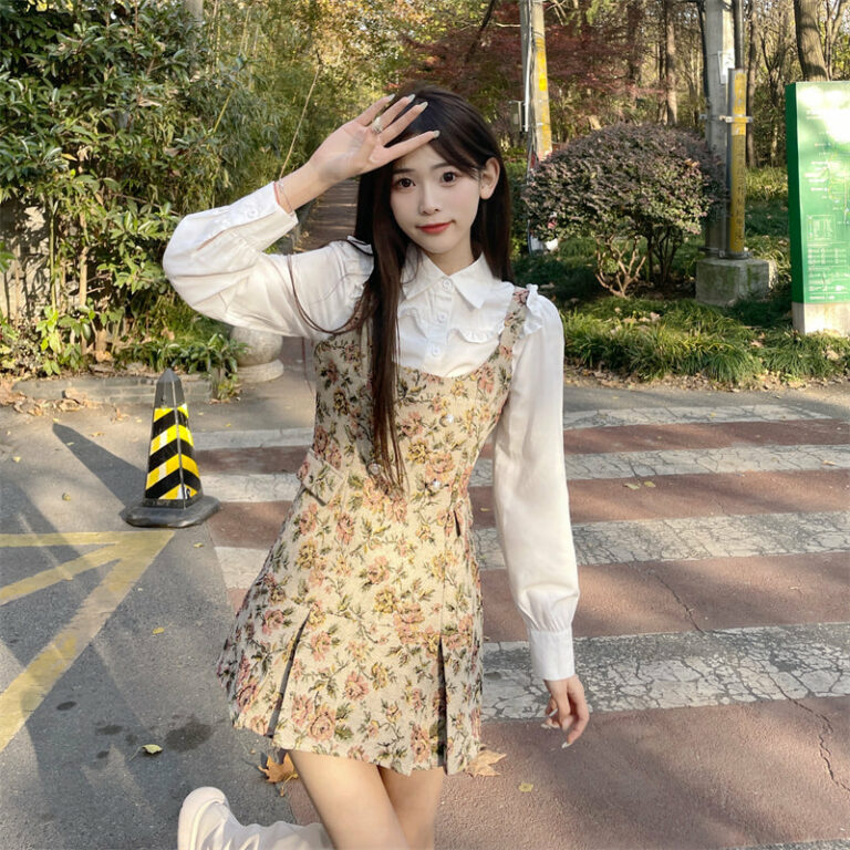 Blossom Cottagecore Micro-mini Dress | Cottagecore Dress